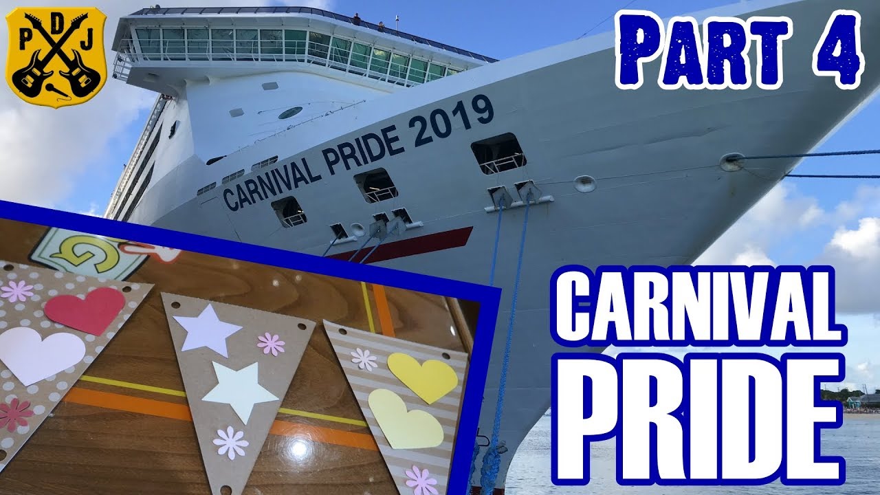 Carnival Pride Cruise Vlog 2019 - Part 4: Crafts, Morning Show, Glee ...
