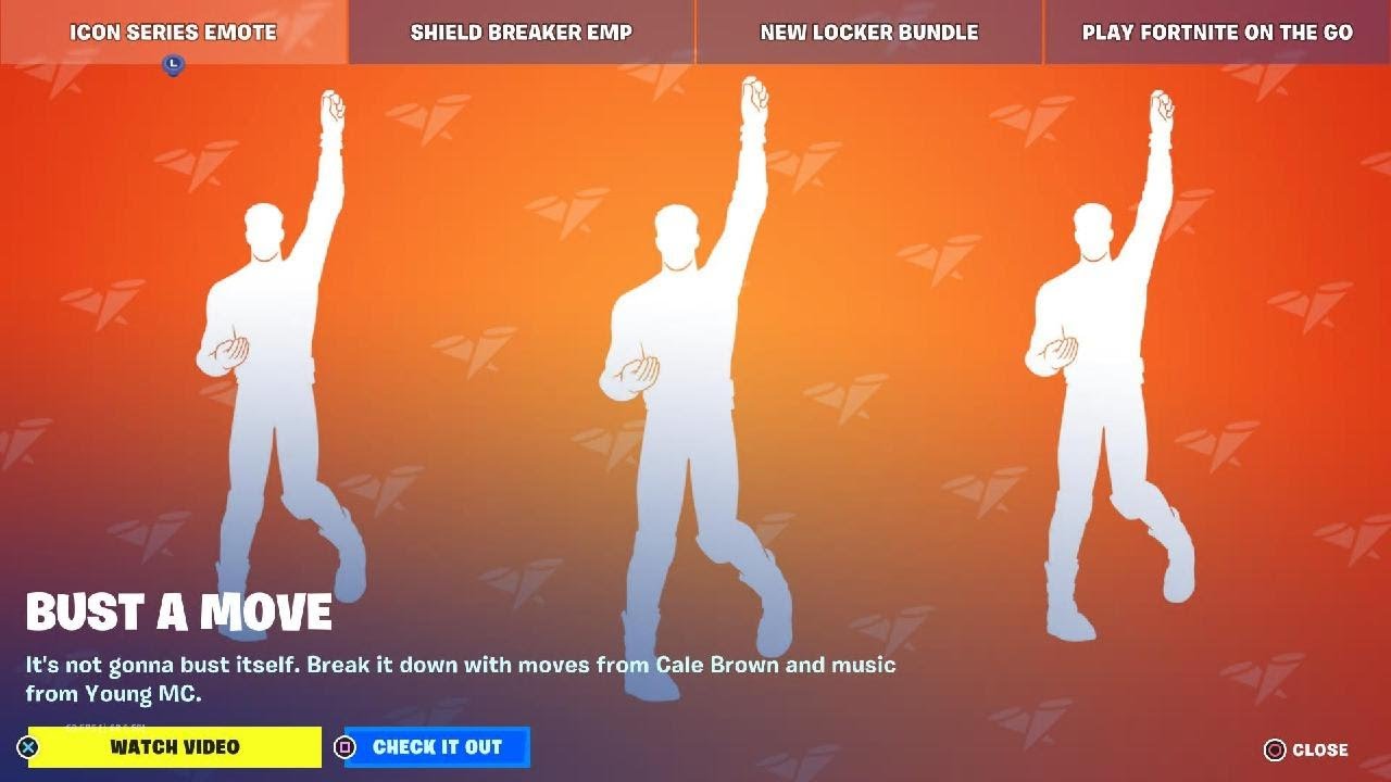 Bust A Move Emote Trailer - YouTube