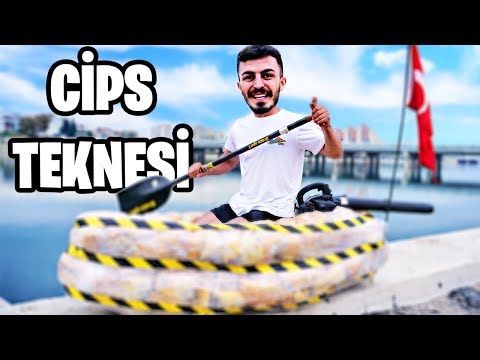 CİPS PAKETLERİNDEN GEMİ YAPTIK!! (EFSANE OLDU)