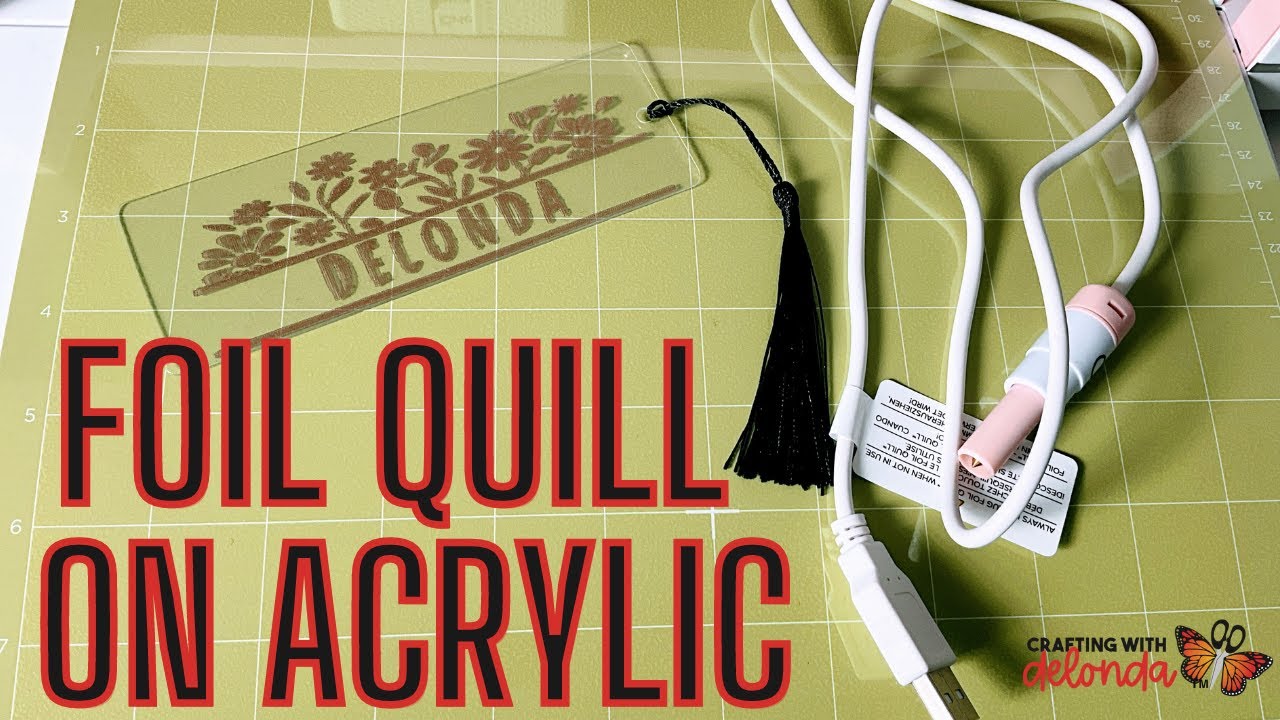 How To: Use The Foil Quill With Your Cricut Machine - YouTube