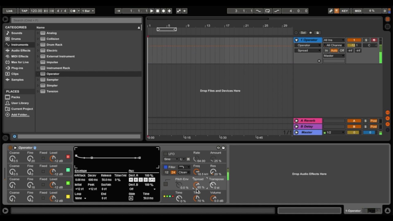 Ableton Live Operator Basics - YouTube