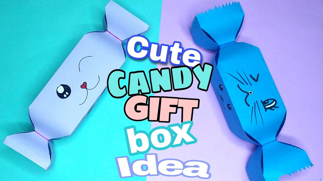 DIY Cute Candy Gift Box Idea | Teachers Day gift idea | Paper Craft ...