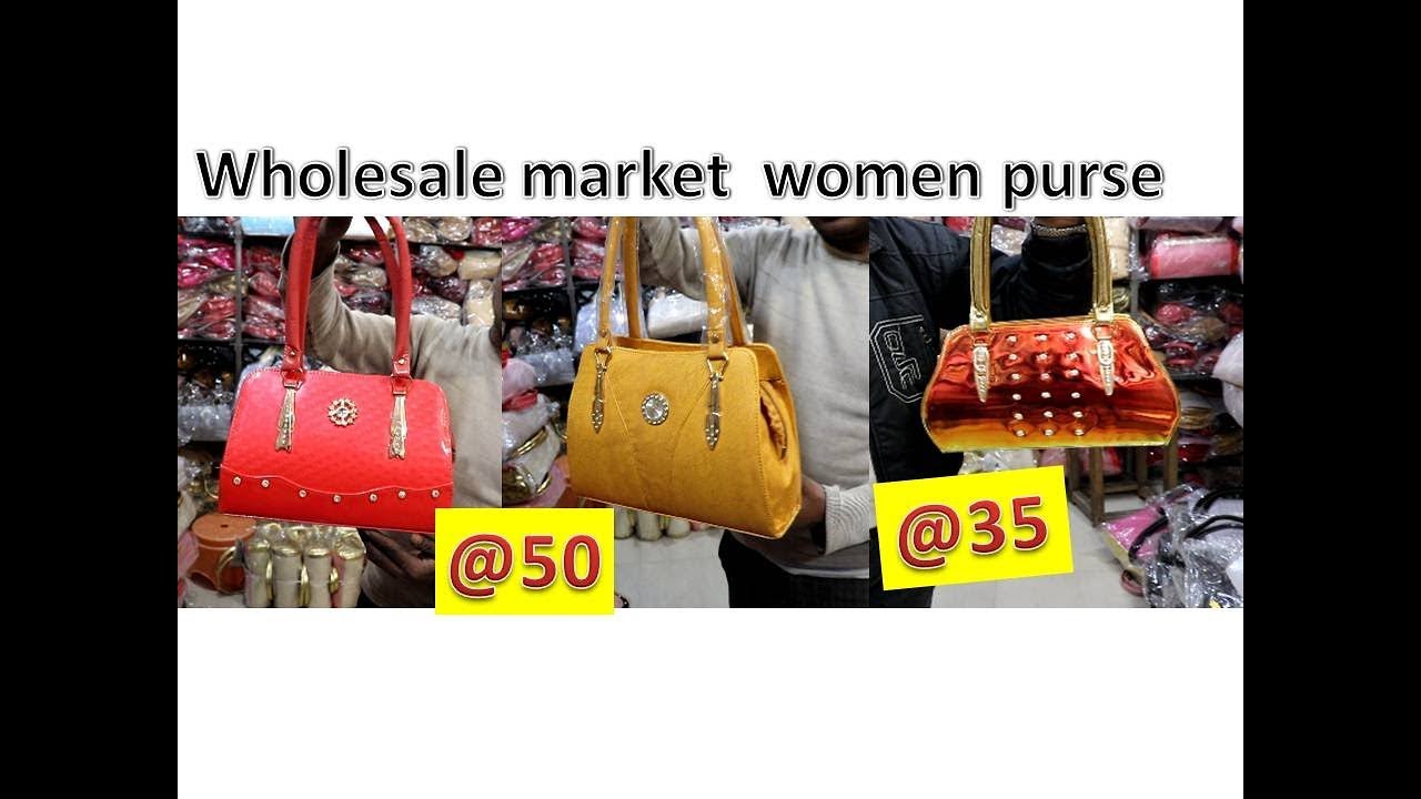 सिर्फ 35 में | wholesale market of women purse | women purse wholesale ...