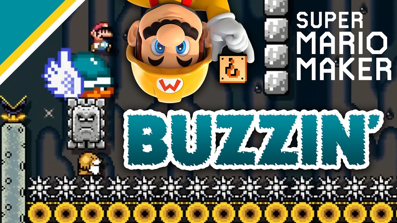 Super Mario Maker - BUZZY BEETLES! - Level Showcase - YouTube