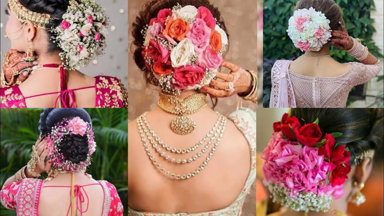 Bridal Hairstyles For Wedding // Hairstyles for bride // dulhan ...