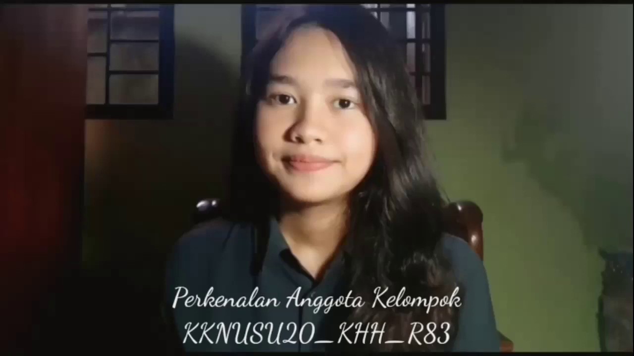 Marisa Anggraini_Kelompok R83 KKN-PPM USU 2020_Perkenalan Diri - YouTube