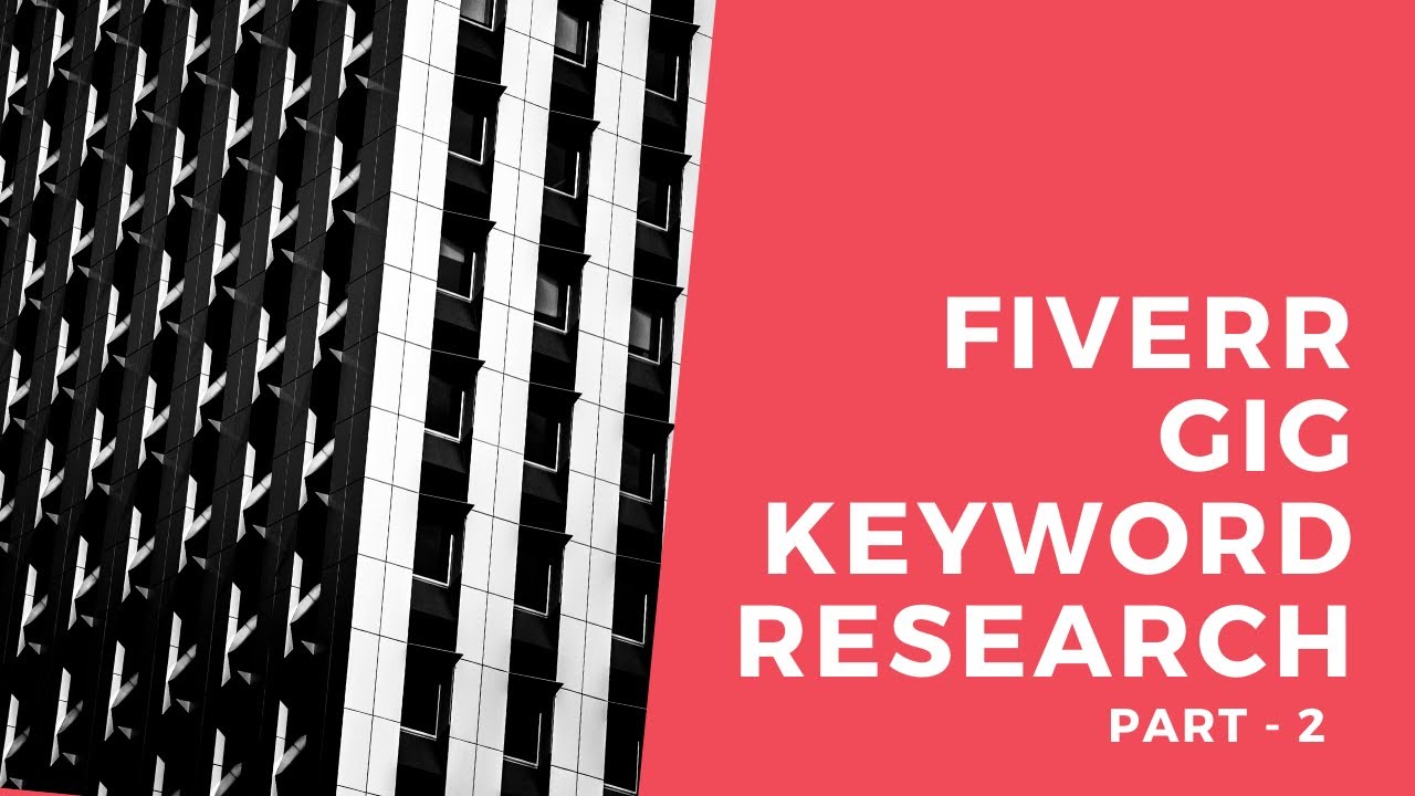 "Fiverr Gig Keyword Research" "Database" | Part-2 Urdu Hindi English ...