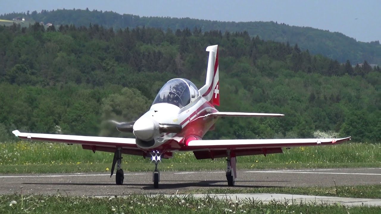 Rarity many RC Pilatus Turbine Model Airplane at the Blue Sky ...