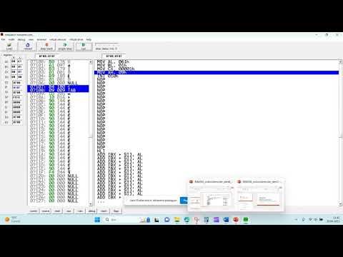8086 Temelli Mikroişlemci Mimarisi, Assembly dili ve emu8086 emulator kullanımı- Ders 10