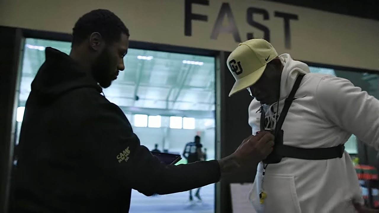 Coach Prime FIRST PERSON Spring Ball Footage - YouTube