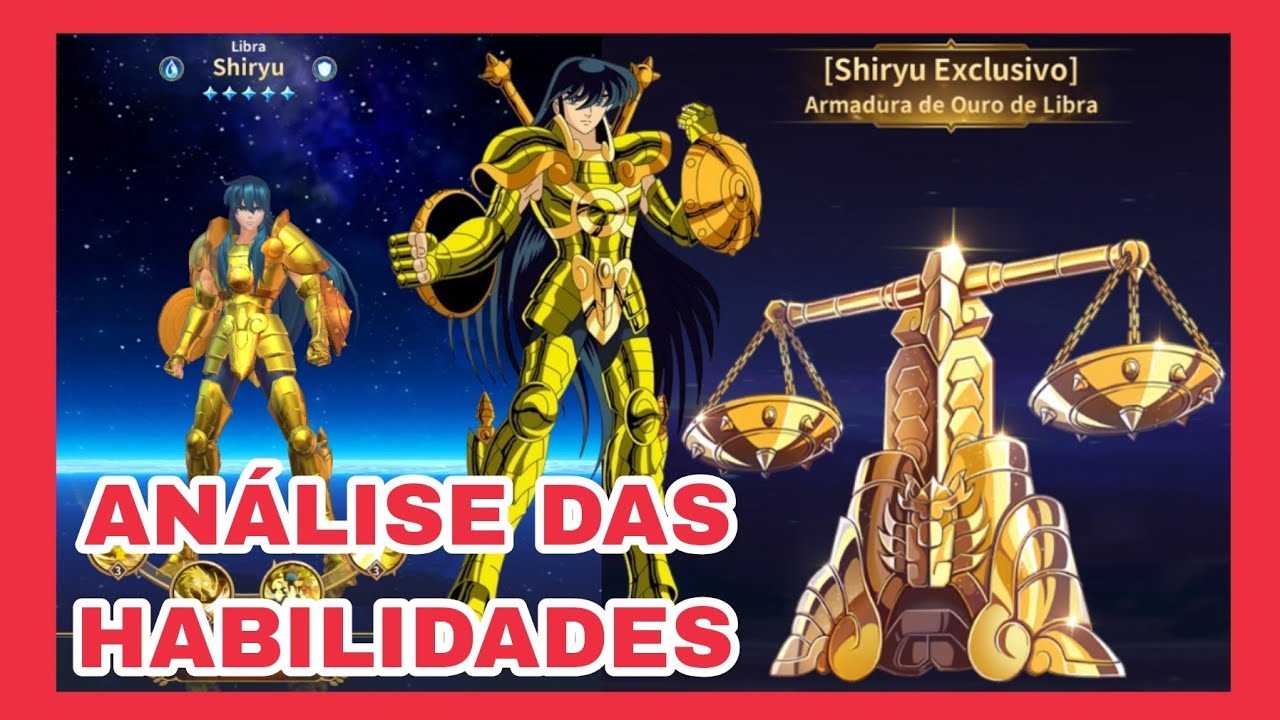 SHIRYU DE LIBRA ANÁLISE SAINT SEIYA LENDAS DA JUSTIÇA - YouTube