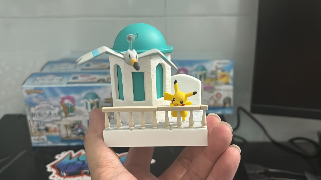 (Rement) Unbox Figure Pokemon Pikachu & Wingull - Pokemon Town 3 Sea ...