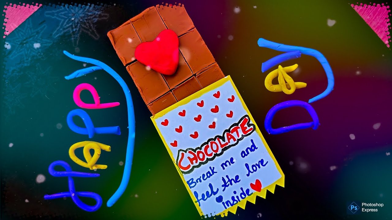 Happy Chocolate Day 🍫 | Clay Chocolate | Clay Craft | DIY | Chocolate ...