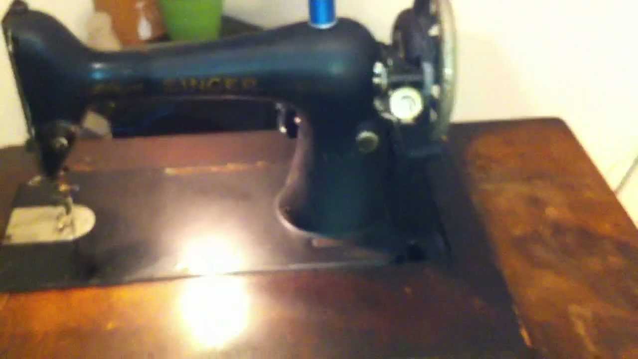 1927 Singer Sewing Machine & Table Fallen Cycles Test Ride - YouTube