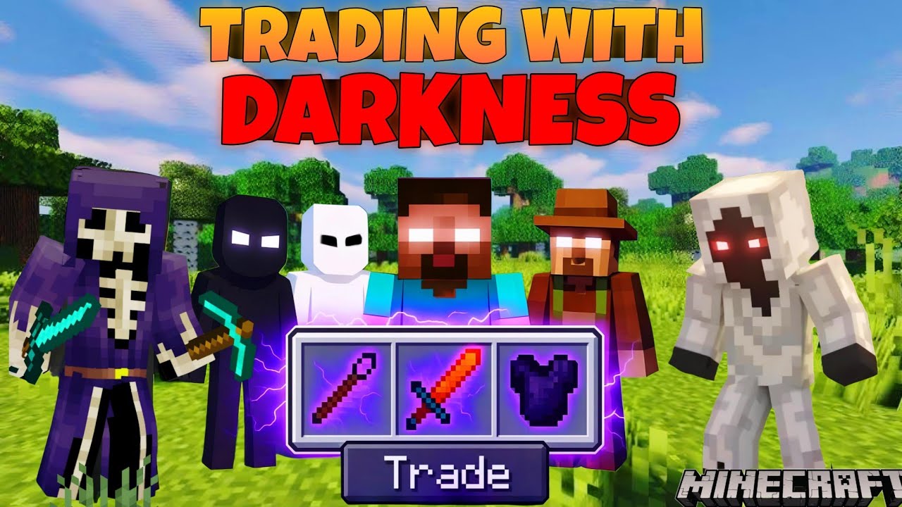 Trading With EVIL ENTITIES in Minecraft😨... They Gave Me GOD Items🔥 ...