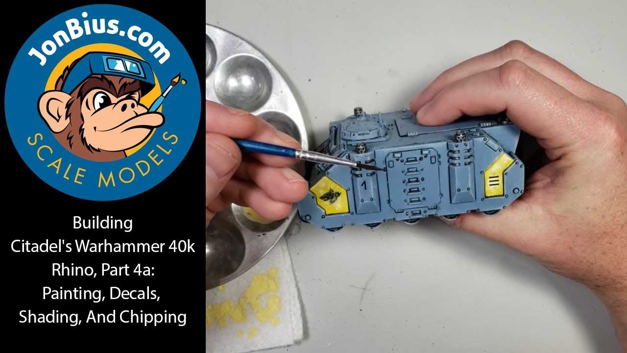 Building Citadel's Warhammer 40k Rhino, Part 4a: Painting, Decals ...