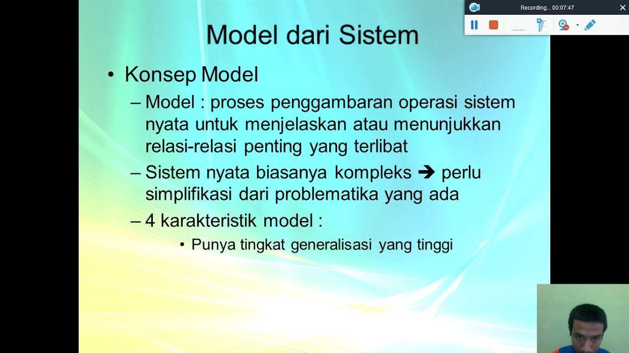 Pertemuan 4 Simulasi. Hubungan sistem, Model dan simulasi - YouTube