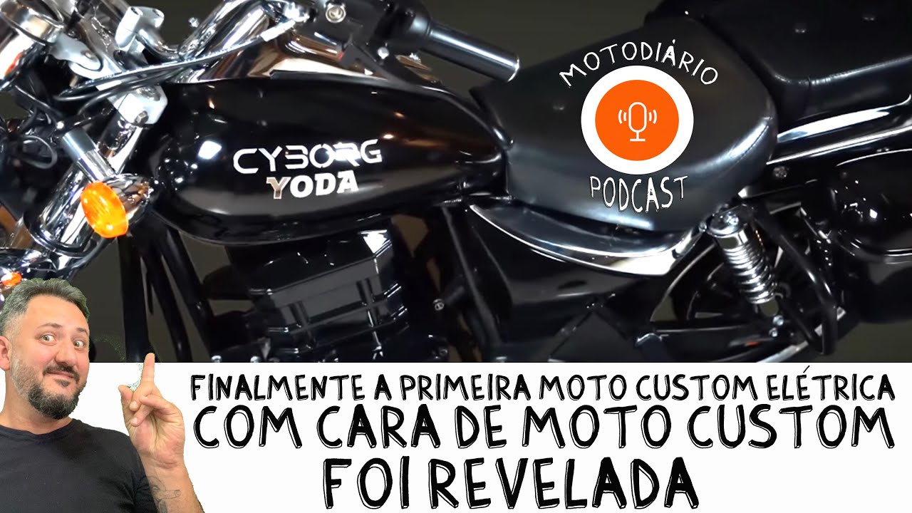 Finalmente a PRIMEIRA MOTO CUSTOM ELÉTRICA com cara de MOTO CUSTOM, FOI ...