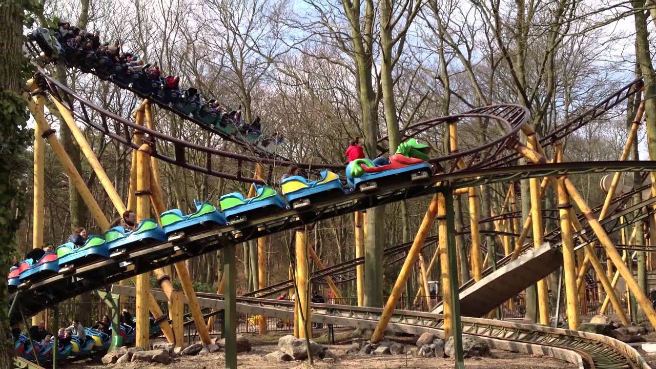 Duinrell Dragonfly, Kikkerachtbaan & Splash - YouTube