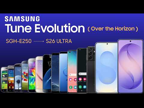 Samsung Galaxy „Over the Horizon“-Evolution (2006–2026) | Alle Klingeltöne S1 bis S26 Ultra HD