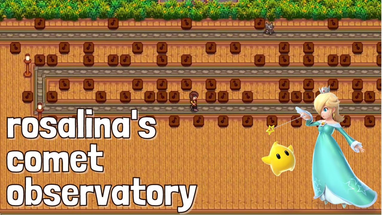 Stardew Valley | Rosalina's Comet Observatory on Flute Blocks - YouTube