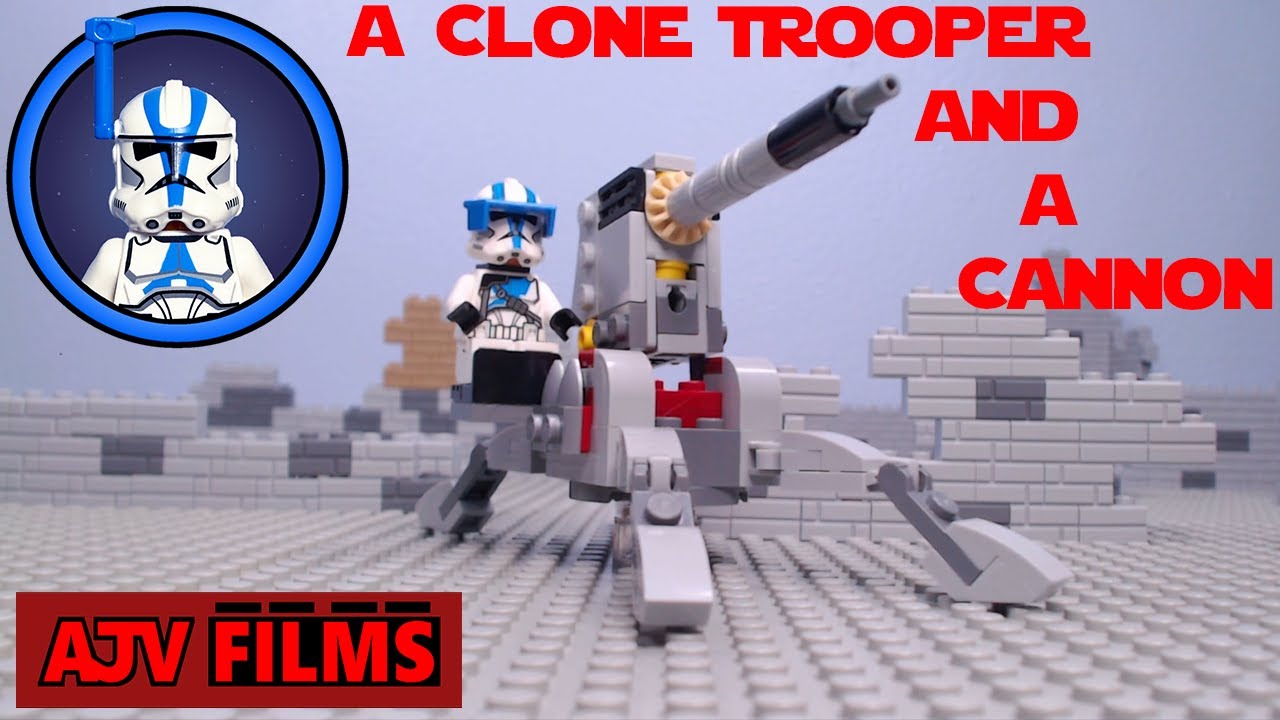 🎥A Clone Trooper And A Cannon (Lego Star Wars Animation Stop Motion ...
