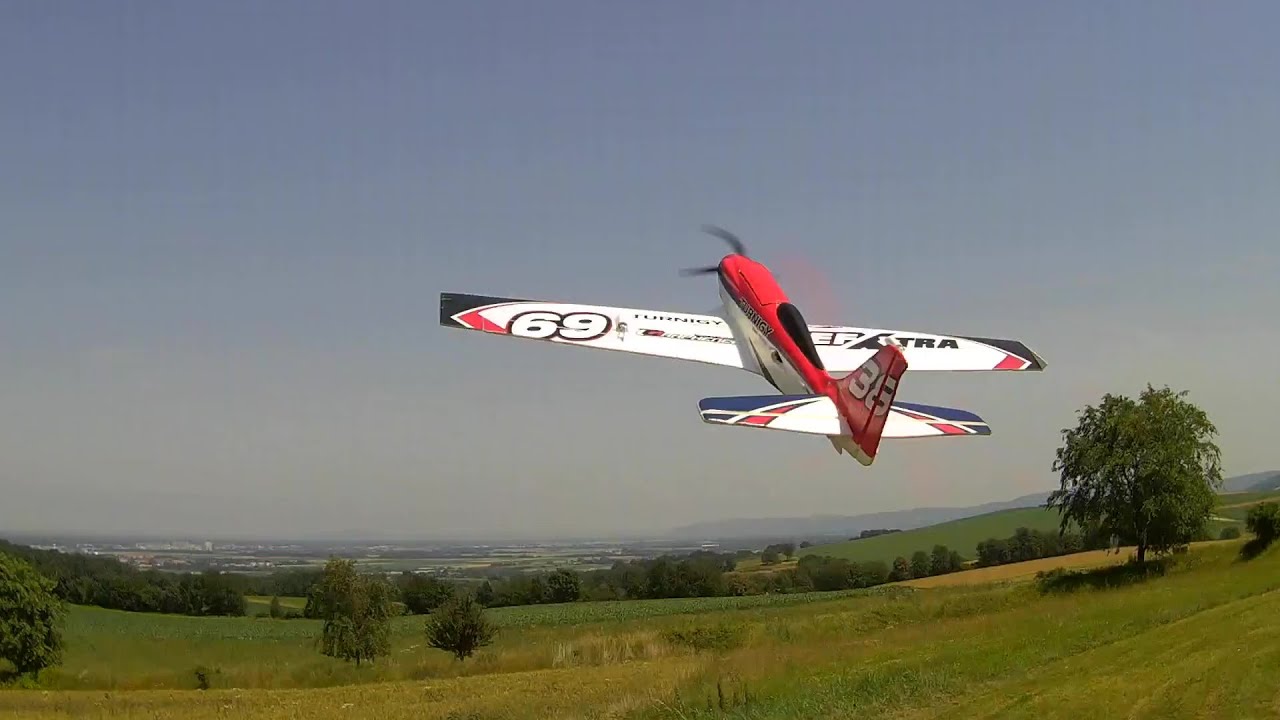 EFXtra MFC crash loss of sight against the sun - YouTube