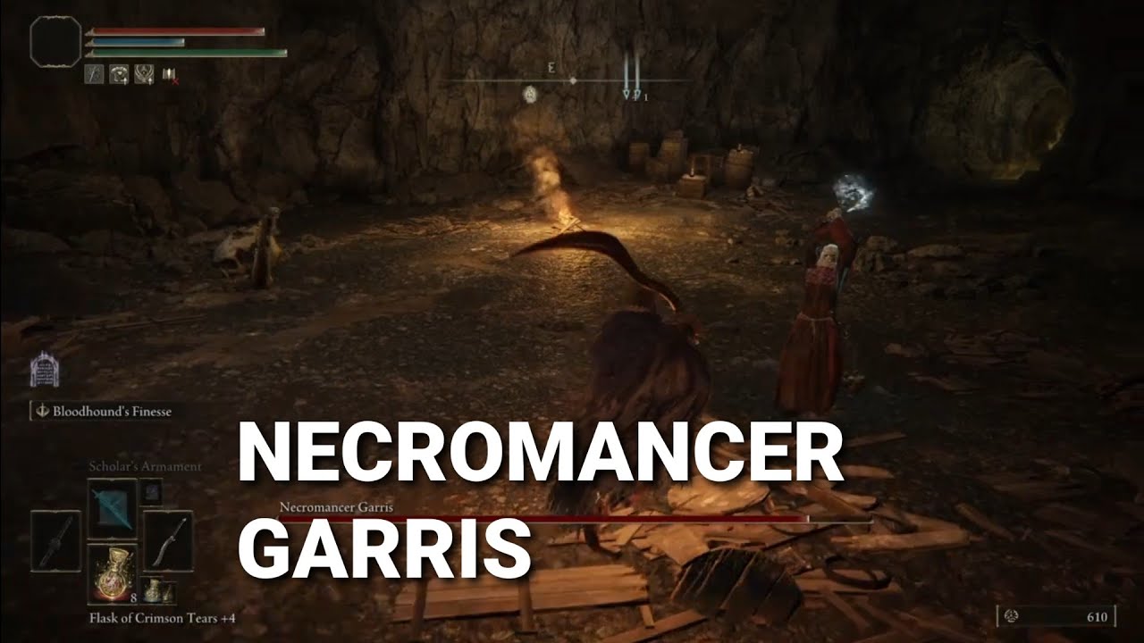 Necromancer Garris - Elden Ring Boss Battle - YouTube