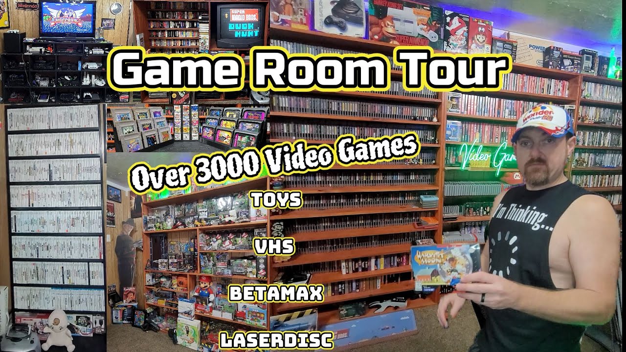 Game Room Tour-Video Game Voyagers HQ - YouTube