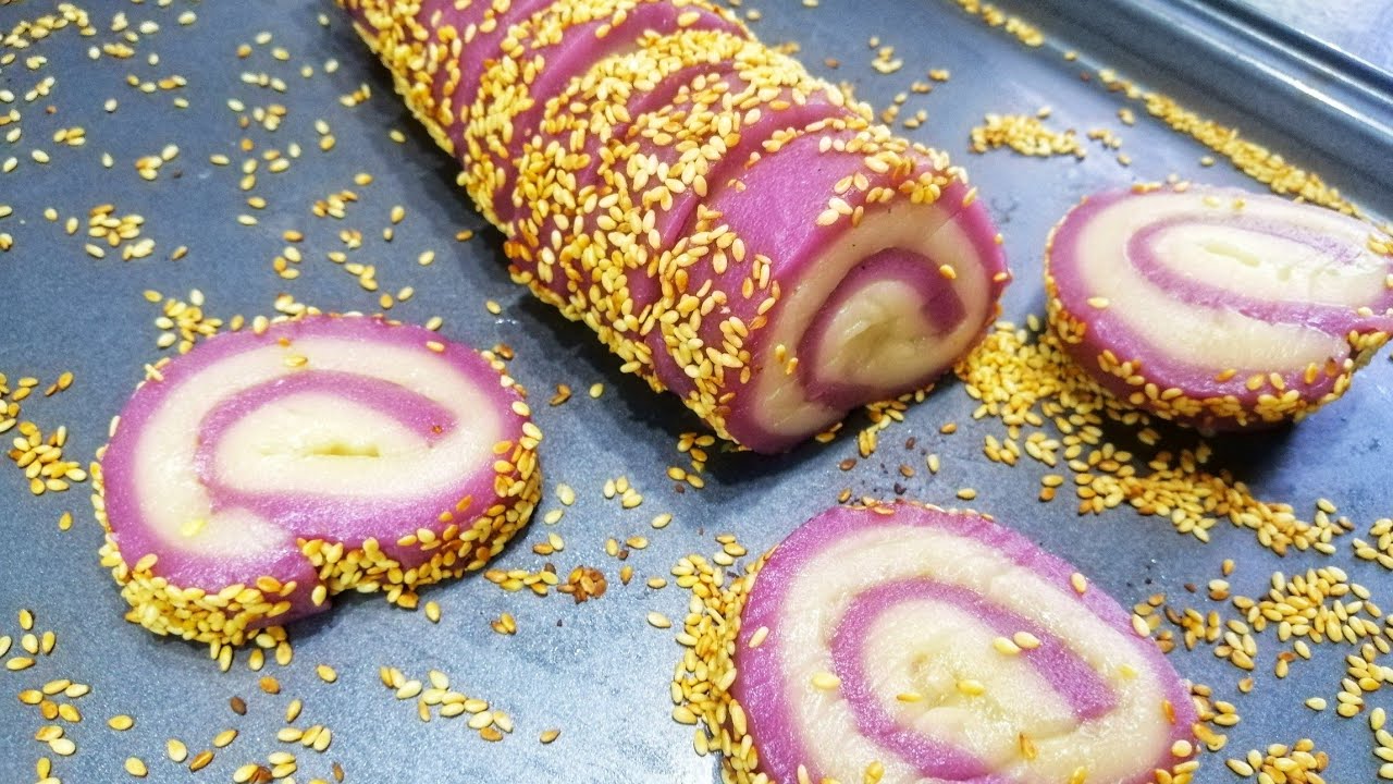 Glutinous Rice Cake Roll(Steam) - YouTube