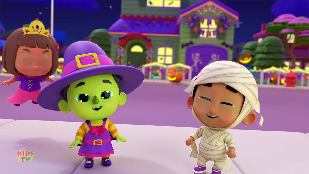 Peek a Boo It's Halloween | Spooky Songs | Scary Nursery Rhymes ...