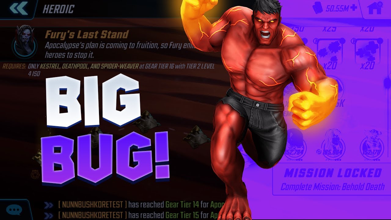 Red Hulk IMMUNE To His Own Speed Up! Big Apocalypse Bug! - Marvel ...