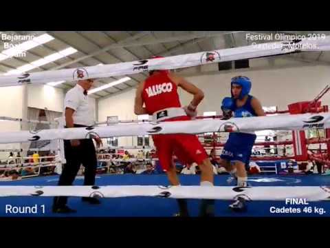 Festival Olímpico 2019, Final 46 kg. Cadetes: José M. Calderón (Jal ...