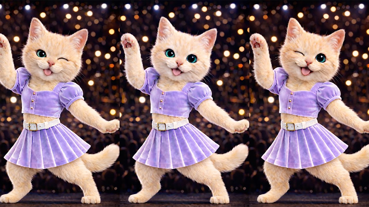 Dancing Cats Steals The Spotlight 😍🐱 | Adorable Highlights 🐾💖 - YouTube