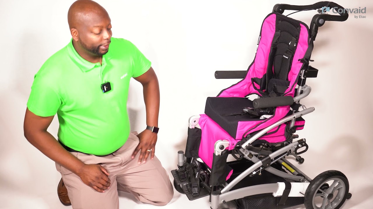 Convaid Rodeo - How to elevate the legrest - YouTube