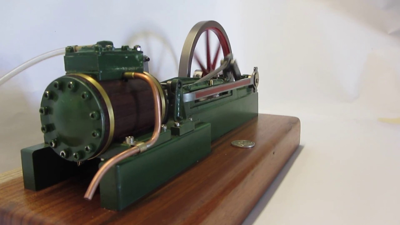 Model steam engine - YouTube