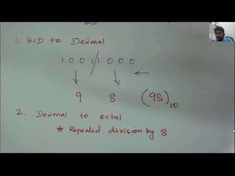 8 BCD to Octal Hexa Binary - YouTube