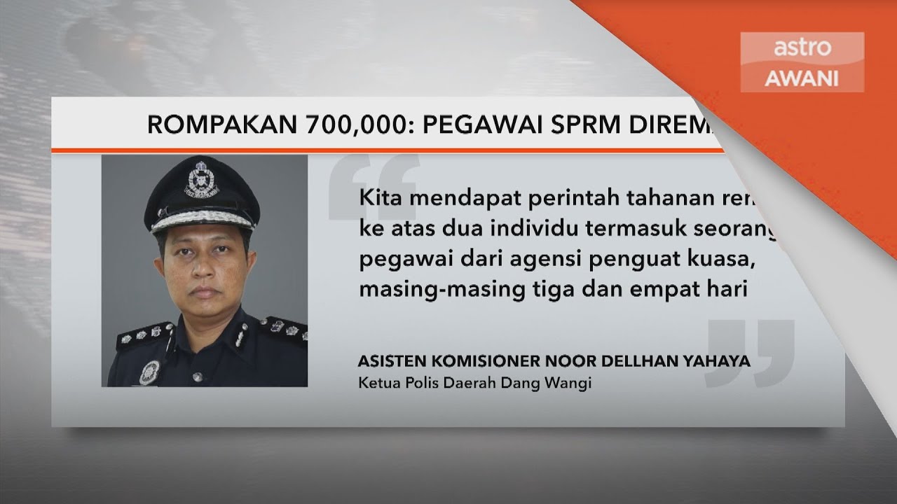 Jenayah | Pegawai SPRM ditahan kes rompakan RM700,000 direman - YouTube