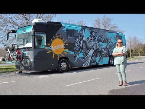 Kadın Turizmci Otobüs Karavan Tasarladı