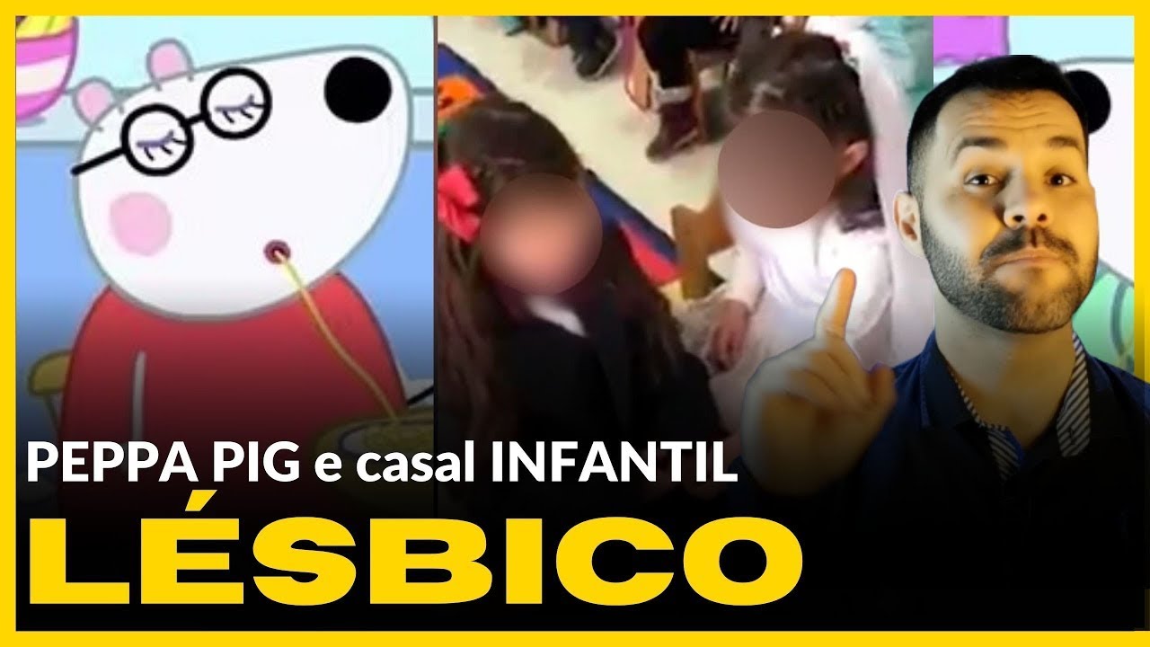 Peppa Pig com casal LGBTQ e casamento lésb!c0 infantil - YouTube