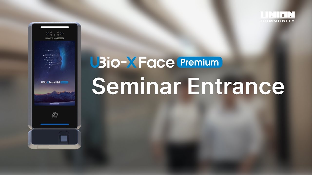 [UBio-X Face Premium] Product Demo : Seminar Entrance | Unioncomm - YouTube