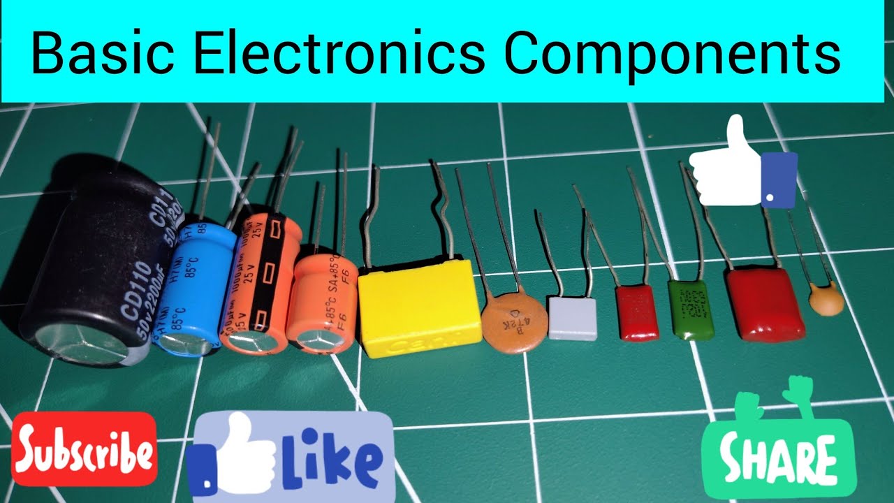 Basic Electronics Components @electronicsstudy - YouTube