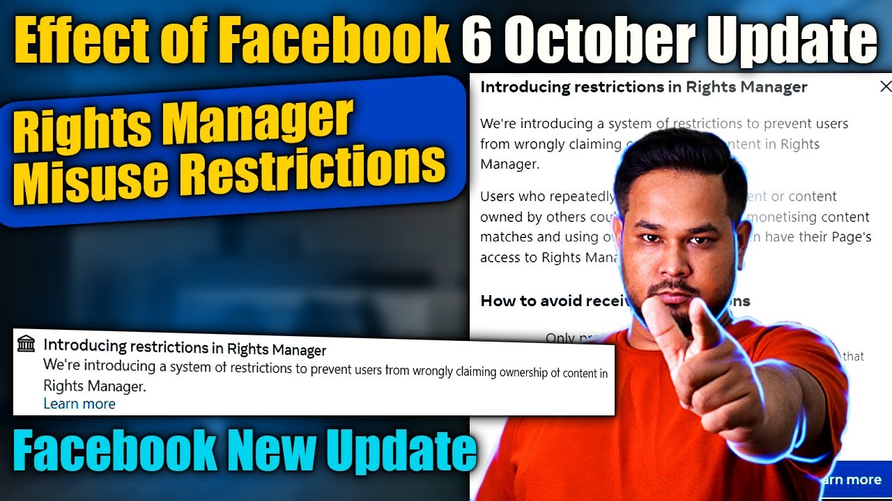 Effect of Facebook 6 October Update | Rights Manager Misuse ...