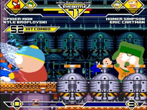 MUGEN Spider-Man (me) and Kyle Broflovski VS Homer Simpson and Eric ...
