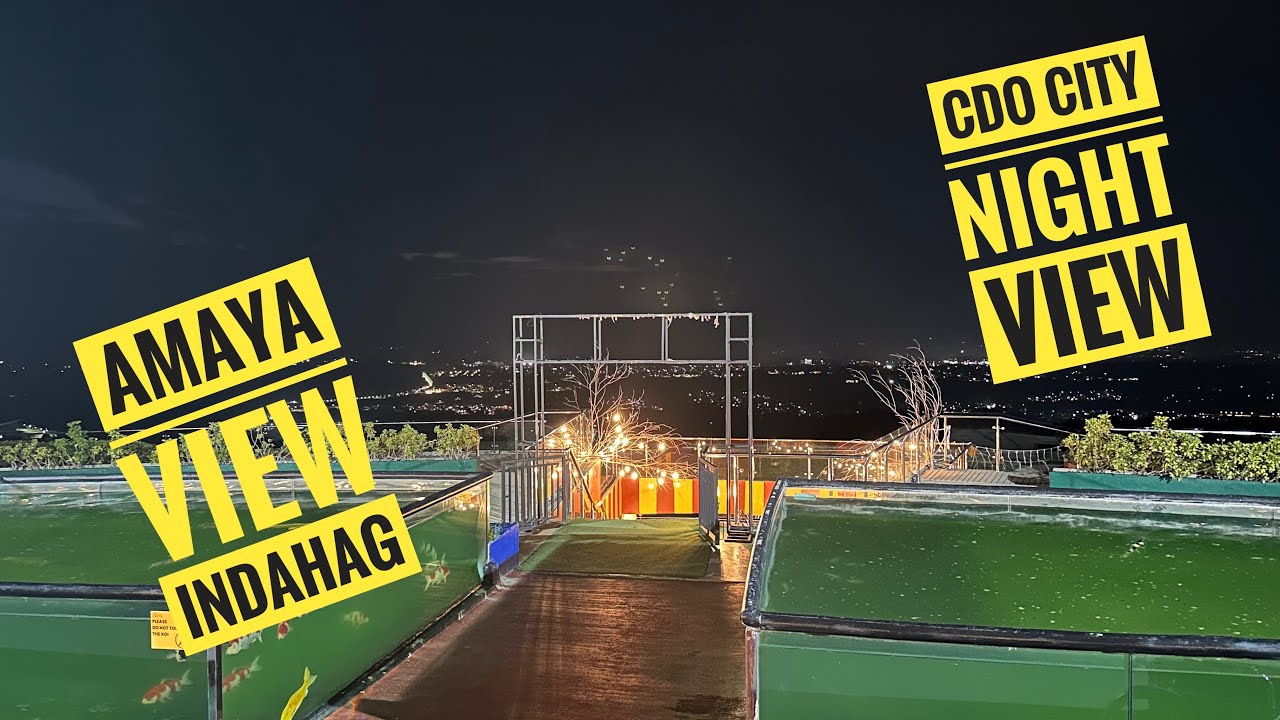 AMAYA VIEW At Night In Indahag Cagayan de Oro City | DJI Mini 4 Pro ...