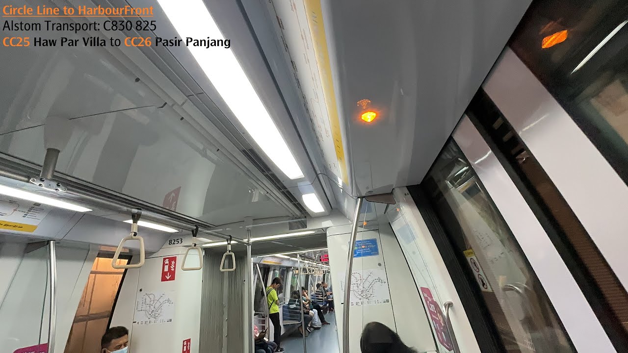 ⁴ᴷ [New spot] SMRT Trains, CCL Train Ride [Haw Par Villa → Pasir ...