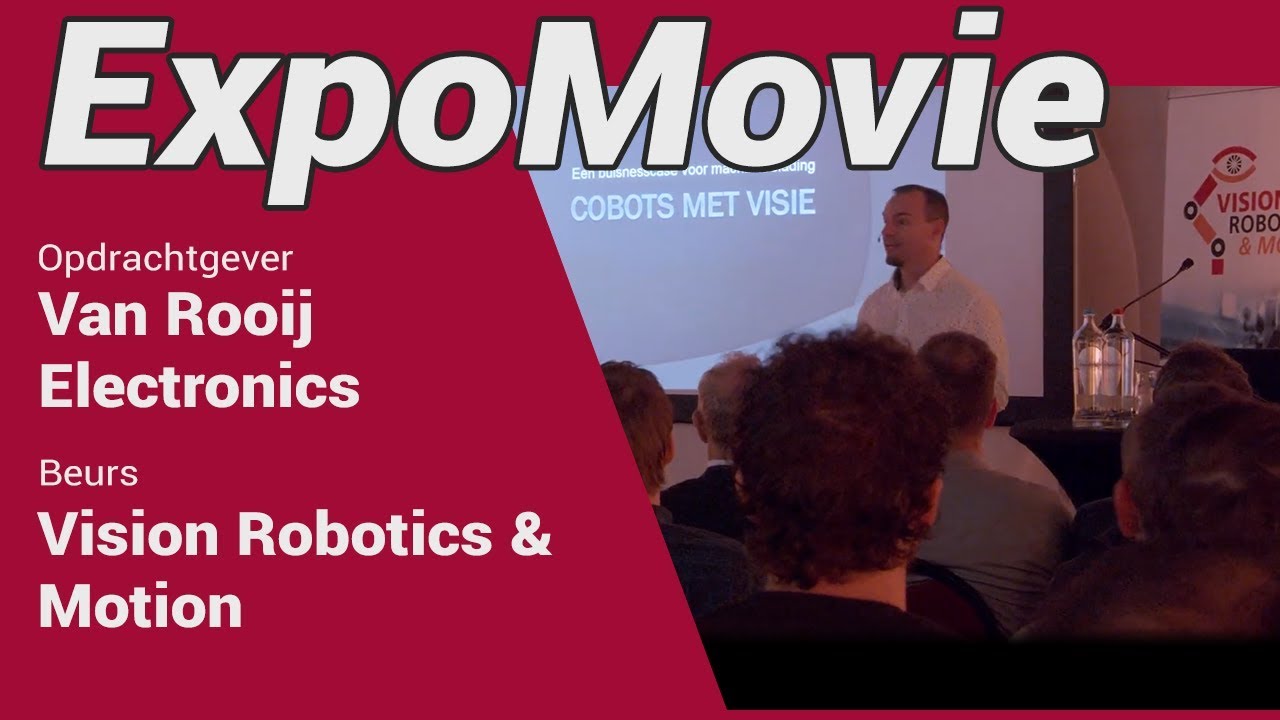 Beursvideo Van Rooij Electronics op Vision Robotics & Motion - YouTube