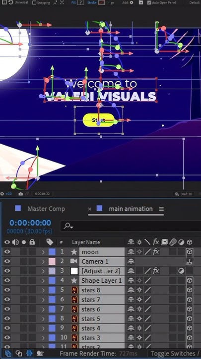 Website parallax scroll effect. After Effects Tutorial #aftereffctstuturial #learnaftereffects ...