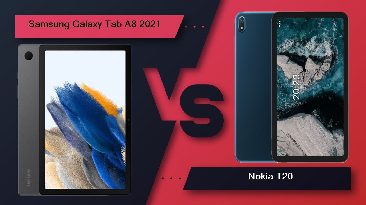Samsung Galaxy Tab A8 2021 Vs Nokia T20 - Full Comparison [Full ...