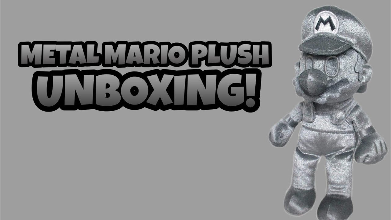 Metal Mario Plush Unboxing! - YouTube